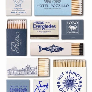 Blue Matchbox Poster Template – Printable Wall Art | Timeless & Vintage ...