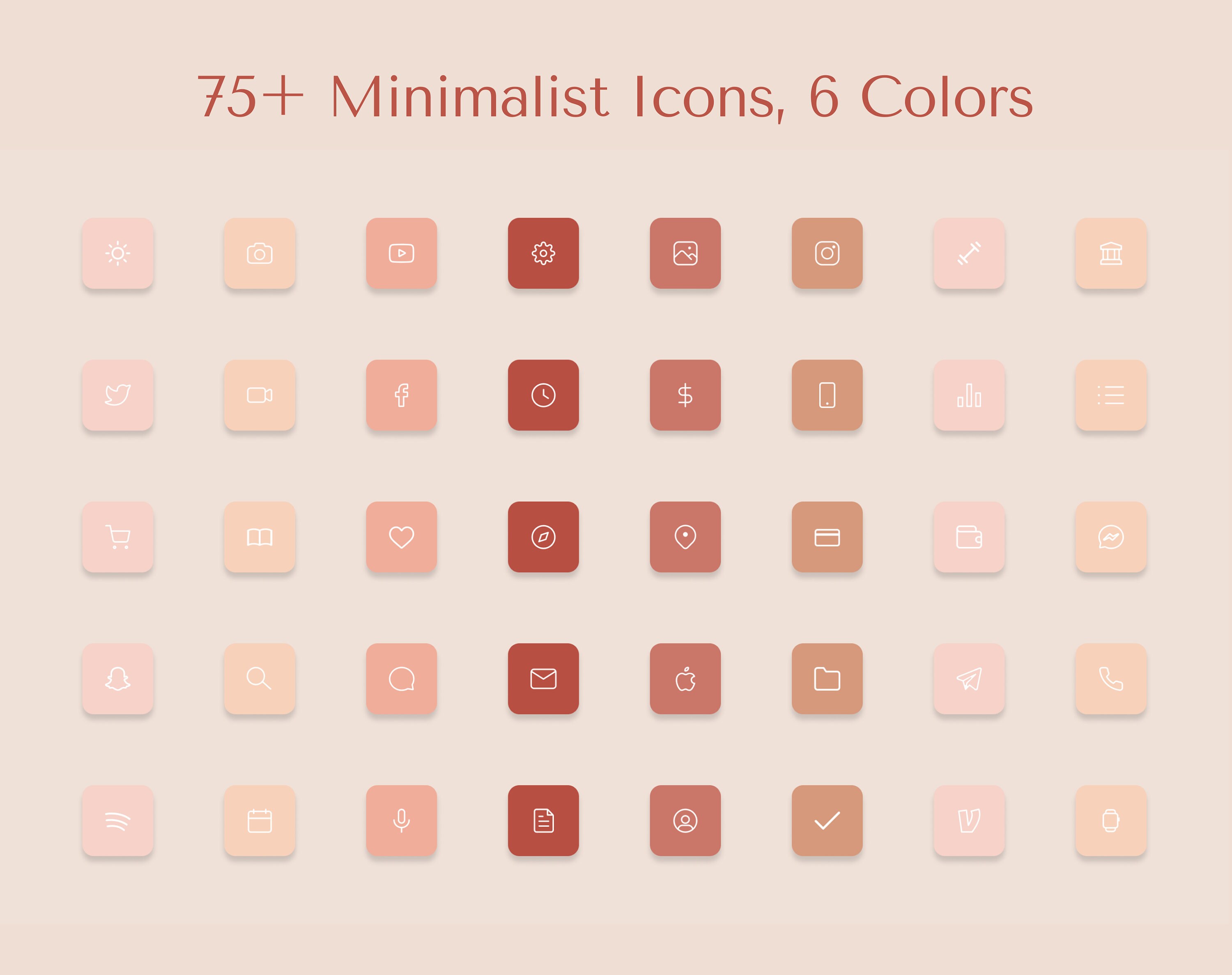 Pink Theme Ios 15 App Icons 450 Minimalist Icons Pink Aesthetic for ...