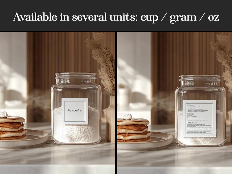 PRINTABLE Complete Bundle 10 Pantry Mix Label Sets (+ 1 Free) Pdf/svg ...