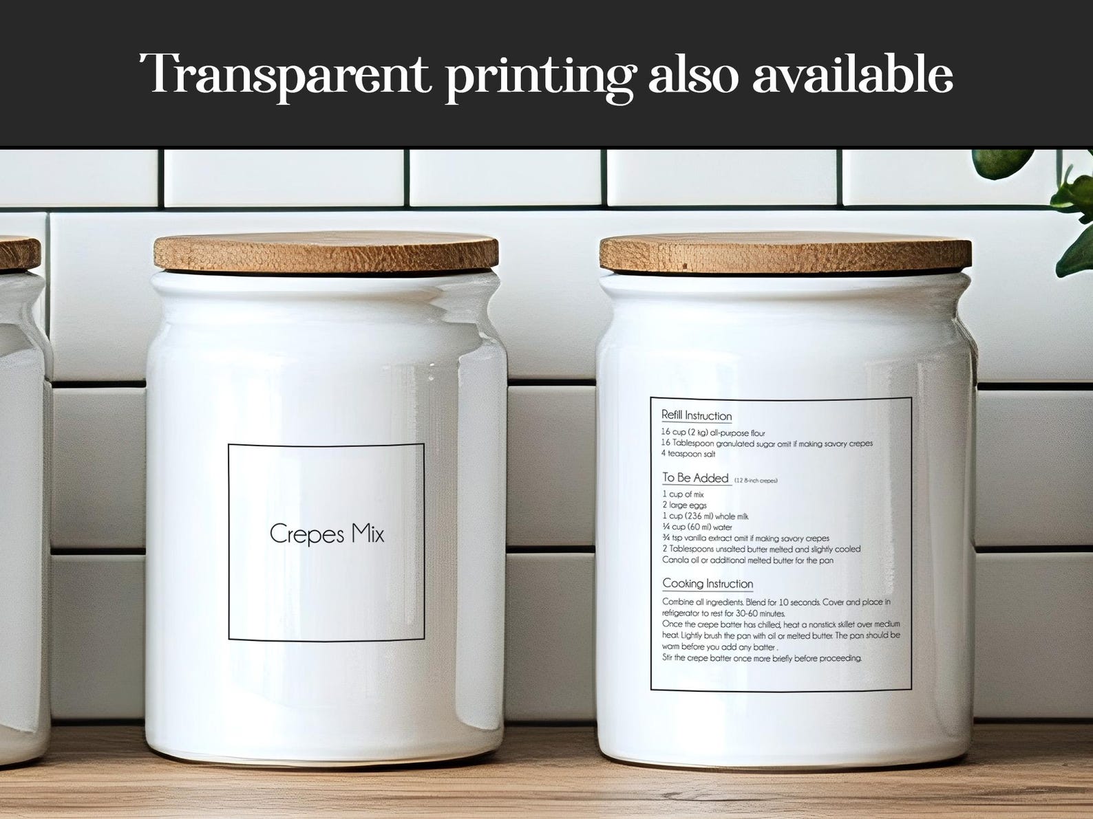 PRINTABLE Complete Bundle 10 Pantry Mix Label Sets (+ 1 Free) Pdf/svg ...