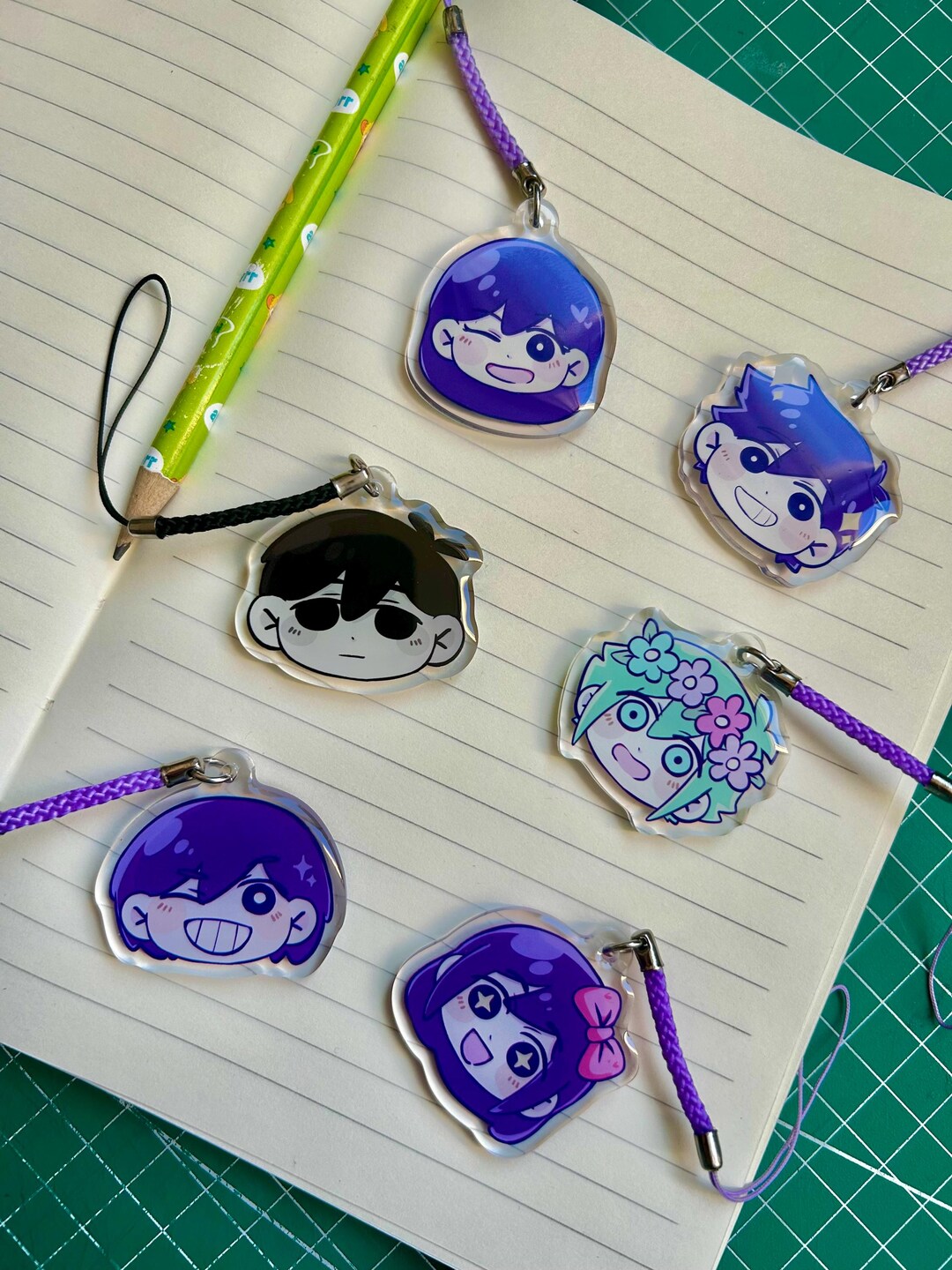 Omori Phone Charm - Etsy