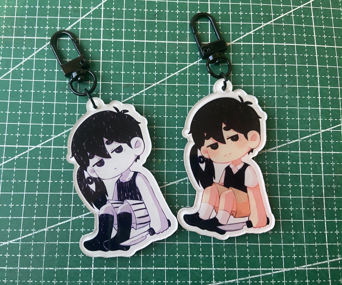 Acrylic Keychain Double Side Omori - Etsy