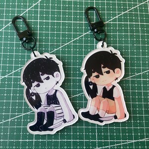 Acrylic Keychain Double Side Omori - Etsy