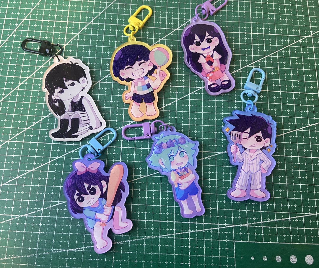 Acrylic Keychain Double Side Omori - Etsy