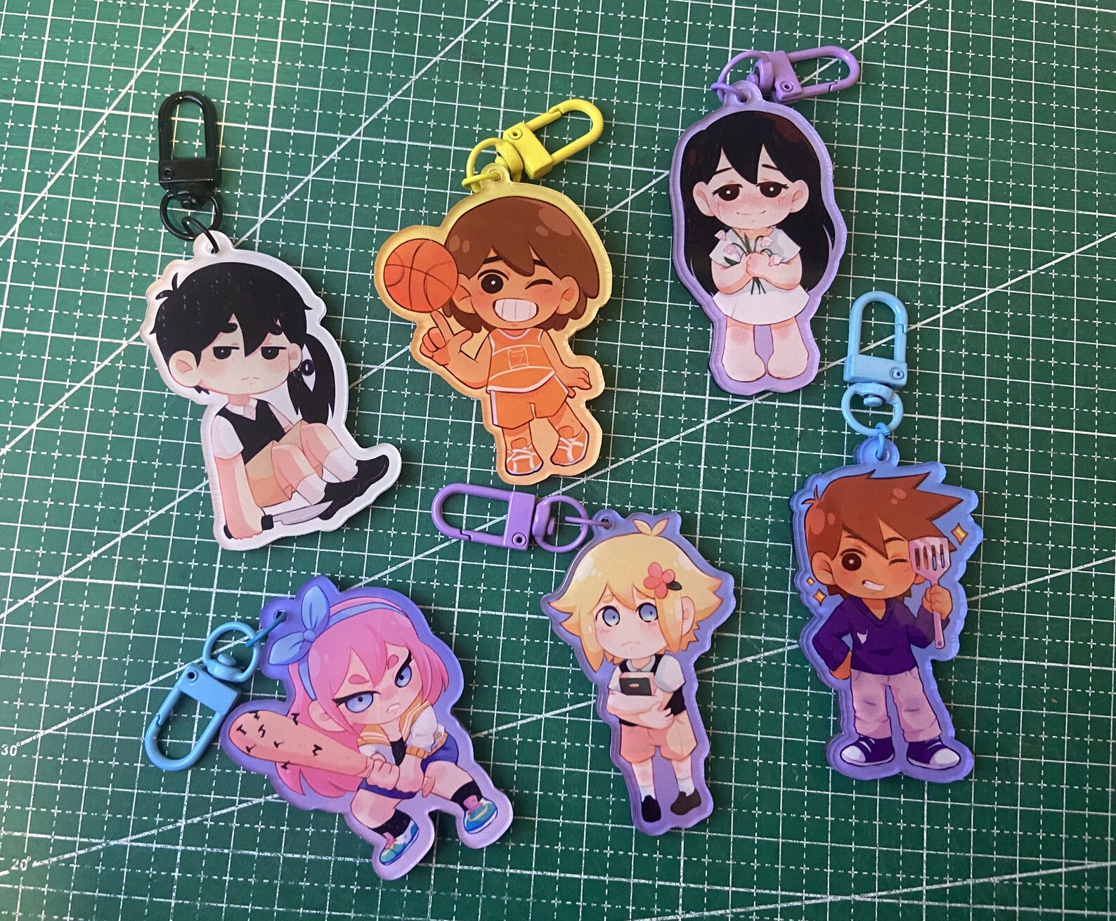 Acrylic Keychain Double Side Omori - Etsy