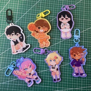 Acrylic Keychain Double Side Omori - Etsy