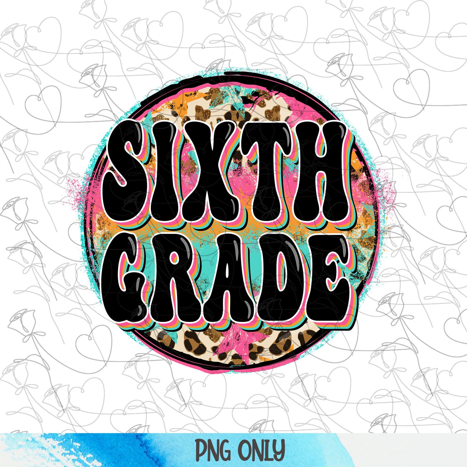 6th Grade png Sixth Grade png 6th Grade png Back to school | Etsy