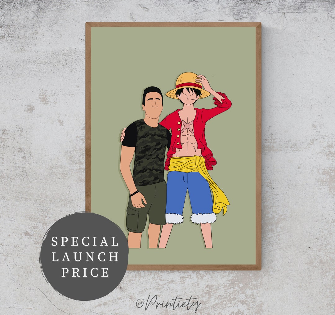 Custom Portrait With Your Fav ANIME Character, Custom Faceless DIGITAL ...