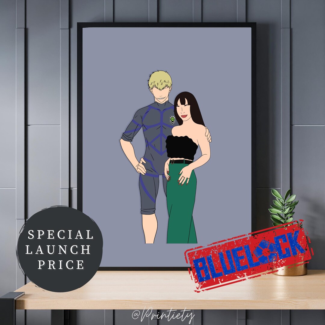 Blue LOCK || Custom Portrait With Your Fav ANIME Character, Custom ...