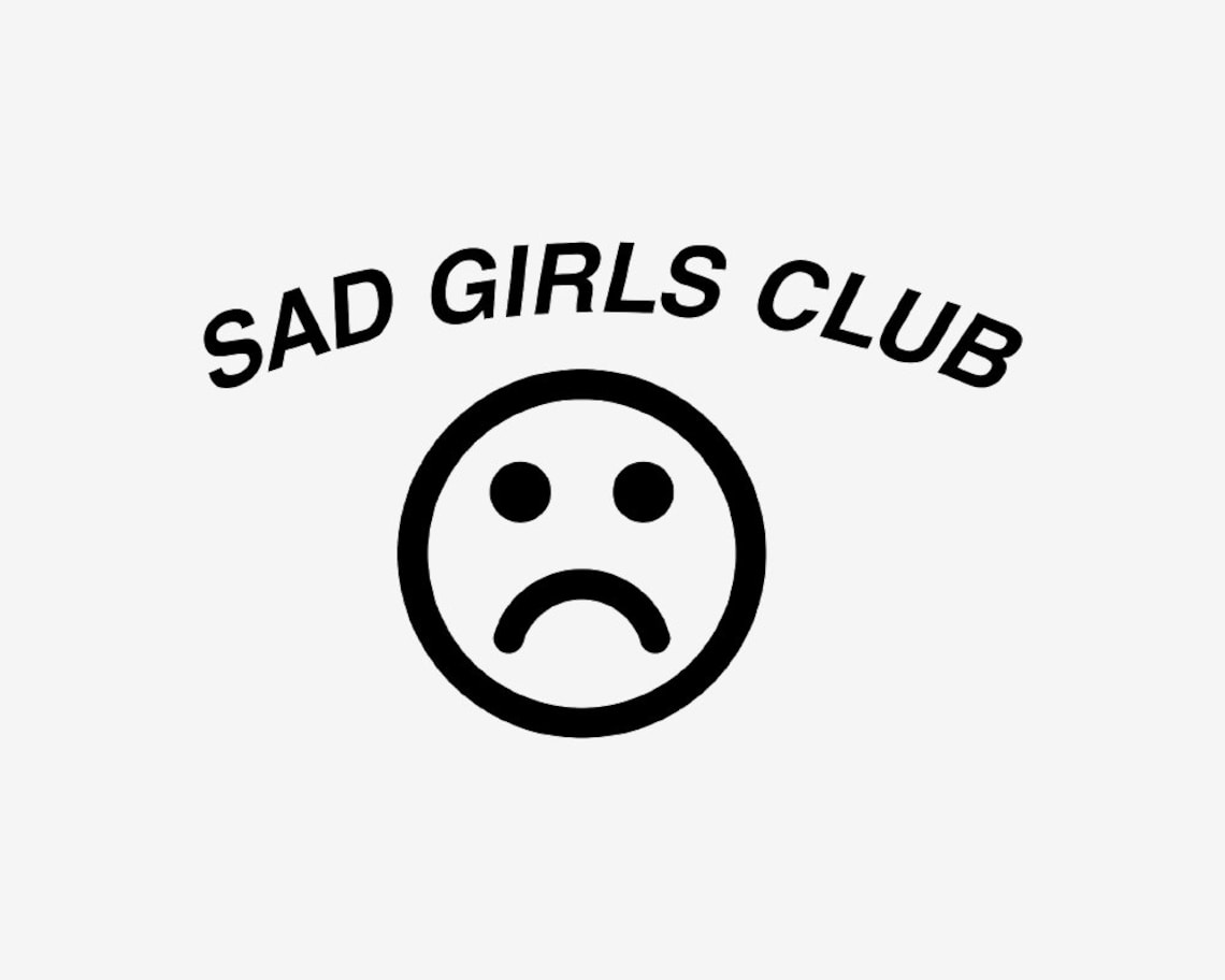 Sad Girls Club Vinyl Decal - Etsy