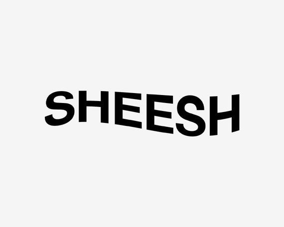 Sheesh Vinyl Decal - Etsy
