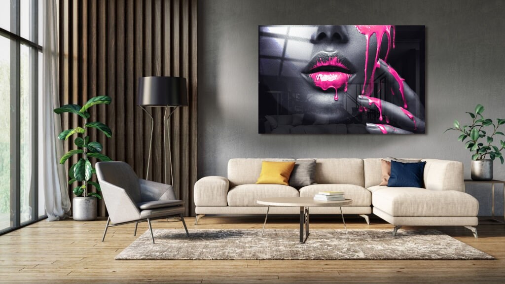 Colorized Glass Printing Wall Art Home Decoration Interior Design Wall ...