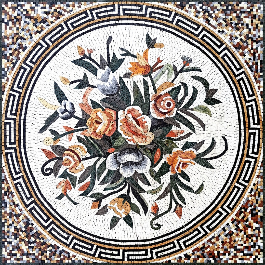 Handmade Mosaic Art, Marble Mosaic Wall & Tiles. - Etsy