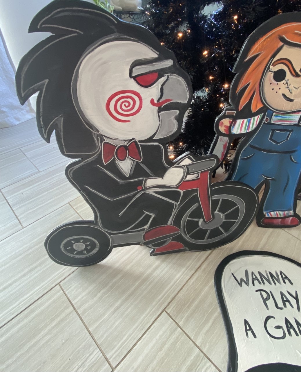 Cute Bad Guys Halloween Yard Display - Etsy