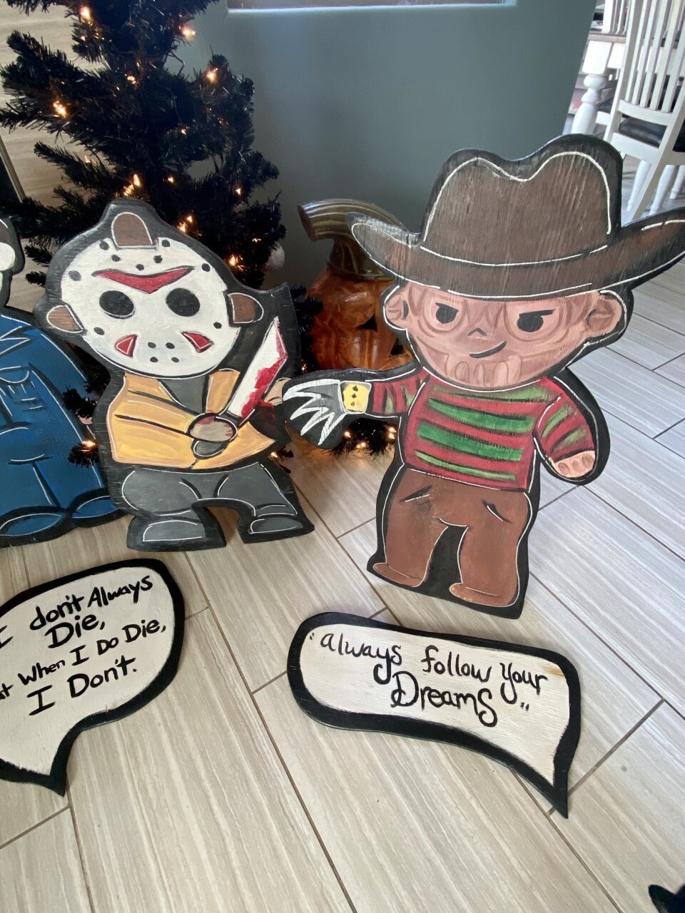 Cute Bad Guys Halloween Yard Display - Etsy
