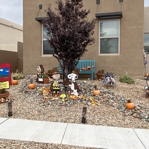 Peanuts Fan Art Thanksgiving Yard Display - Etsy