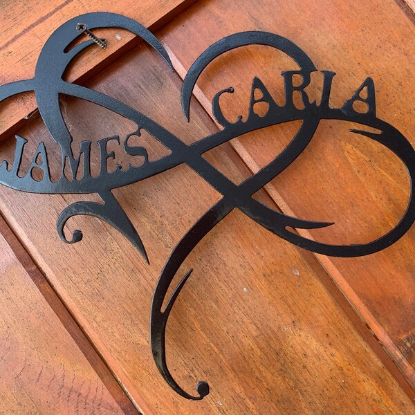 Infinity Name Sign - Etsy