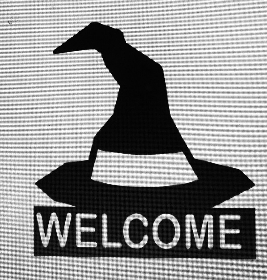 Personalized Witches Hat Metal Hanging Sign or Yard Stake Halloween ...