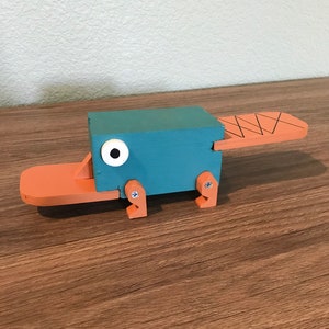 Perry the Platypus Perry the Inaction Figure - Etsy