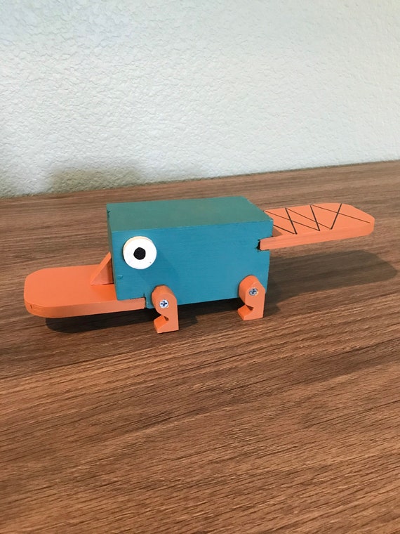 Perry the Platypus Perry the Inaction Figure - Etsy