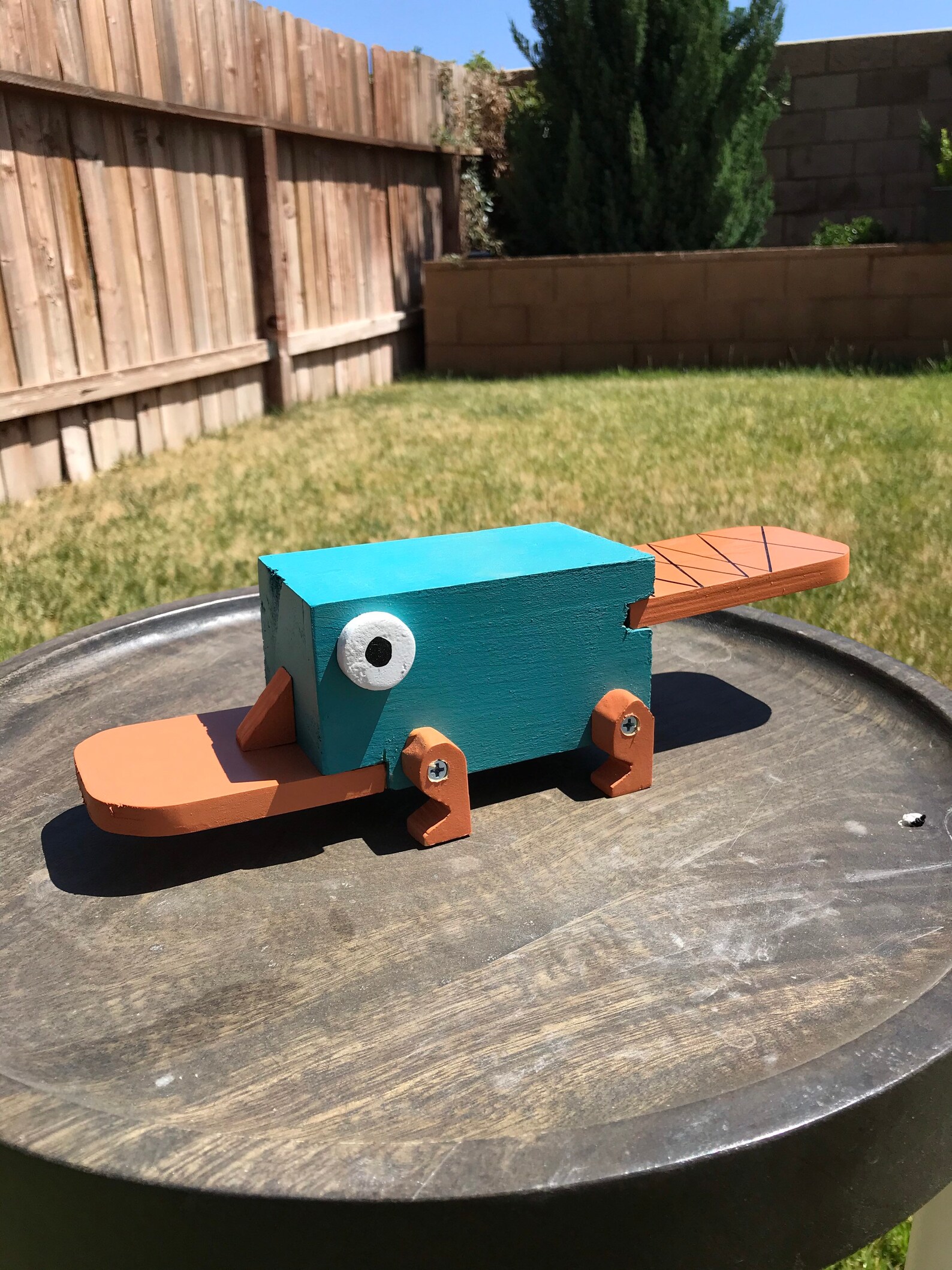 Perry the Platypus Perry the Inaction Figure - Etsy