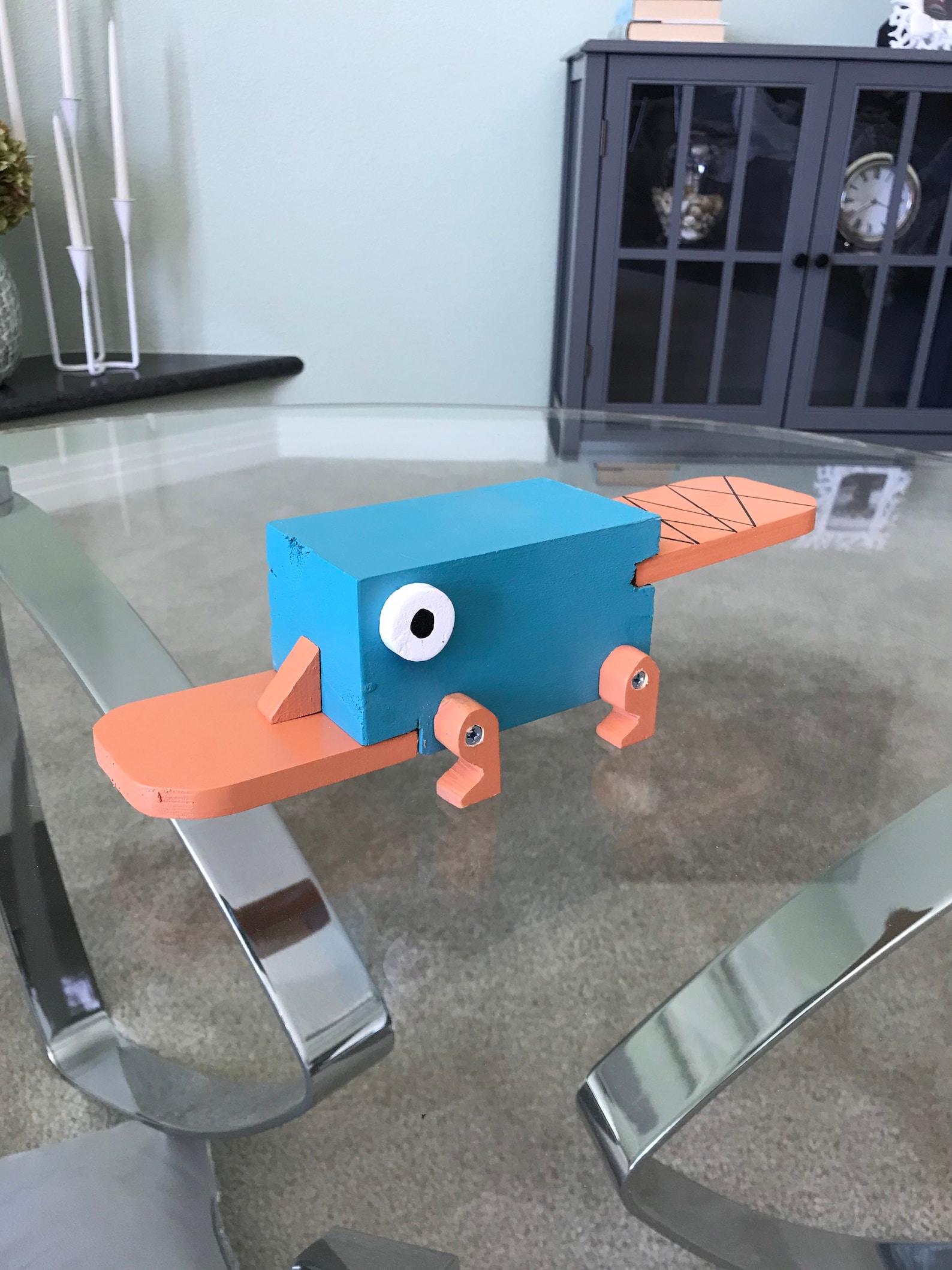 Perry the Platypus Perry the Inaction Figure - Etsy