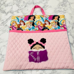 Girls Personalized Reading Pillow/princess Reading Pillow/book Pillow ...