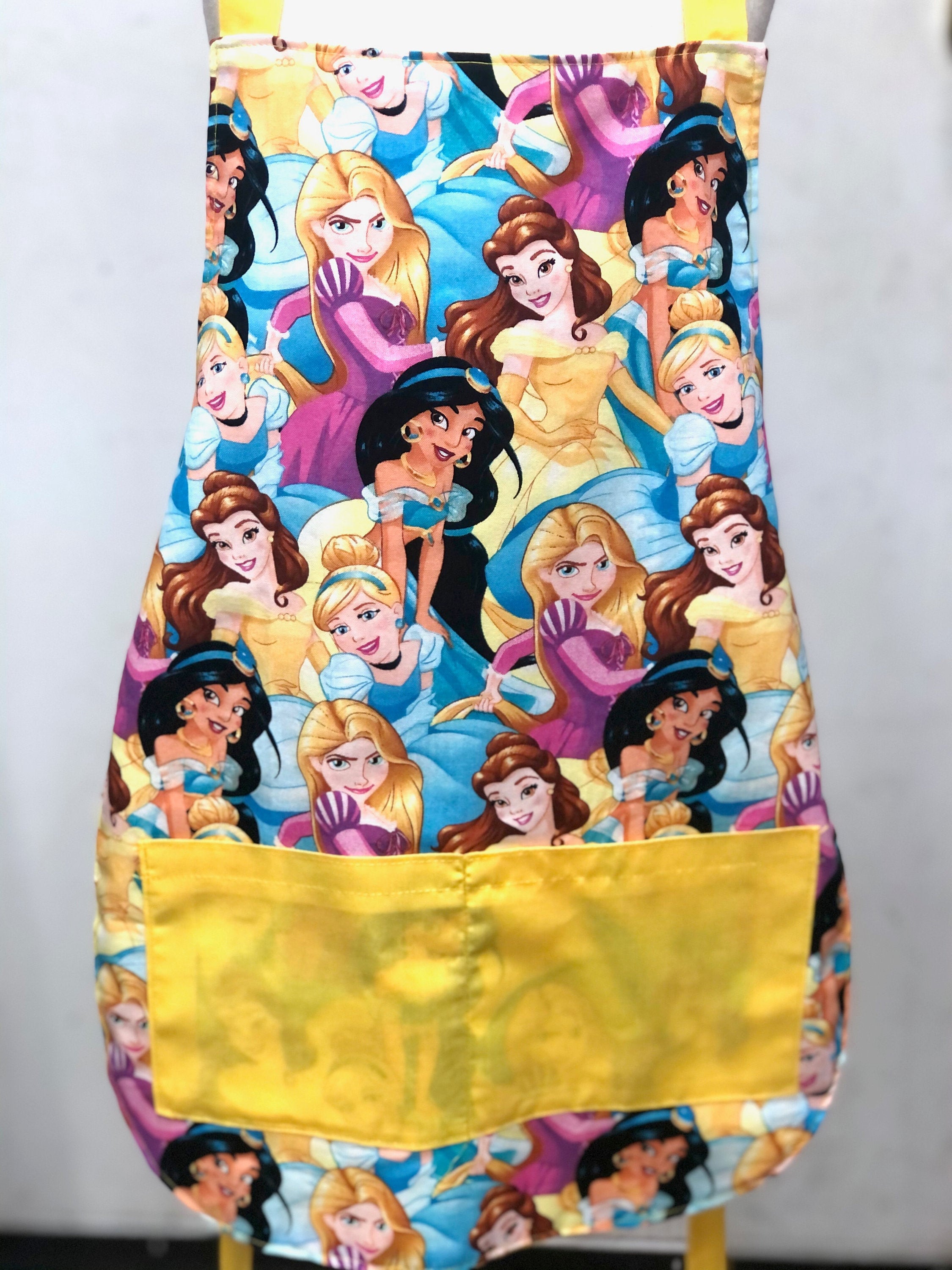 Disney Princesses Reversible Craft Apron - Etsy