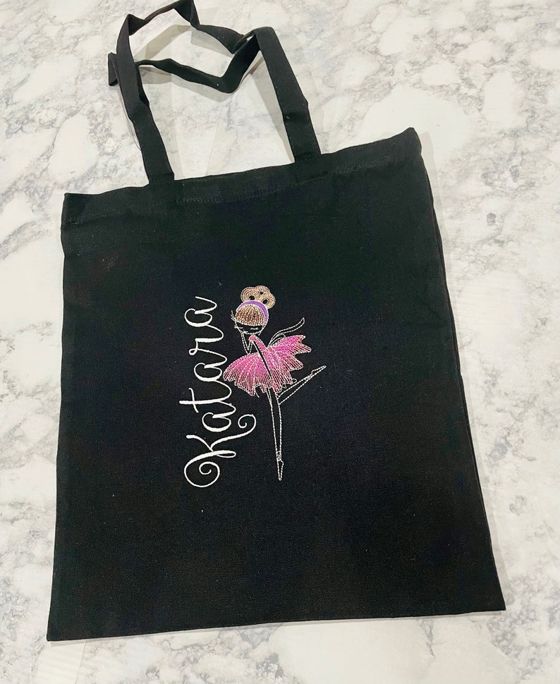 Personalized Ballerina Tote Bag /ballet Dance Bag/ Birthday - Etsy