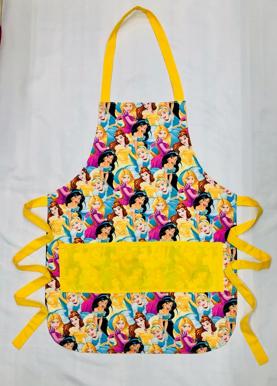 Disney Princesses Reversible Craft Apron - Etsy