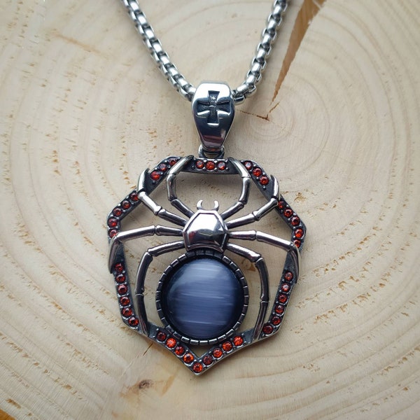 Spider Necklace - Etsy UK