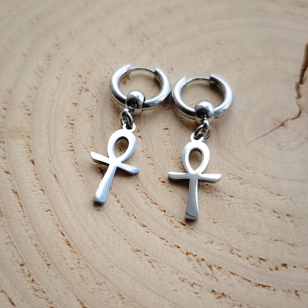 Ankh Earrings - Etsy