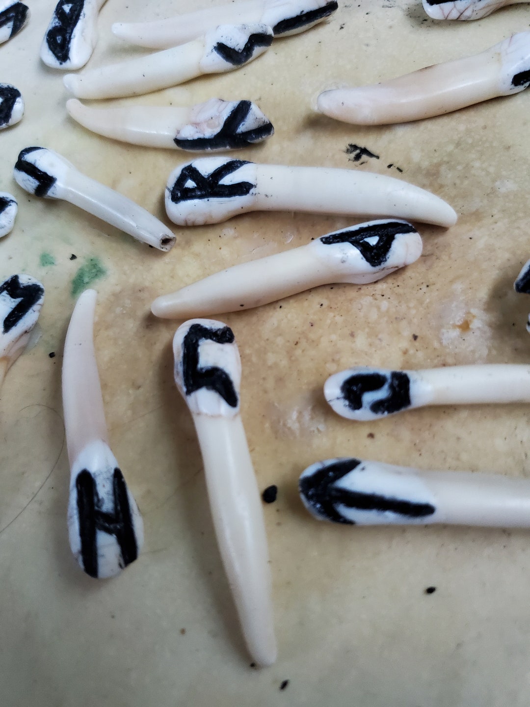 Moose Teeth Rune Set - Etsy