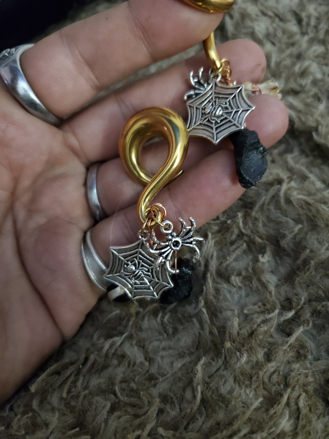 00gage/ 10mm Spider Plugs - Etsy