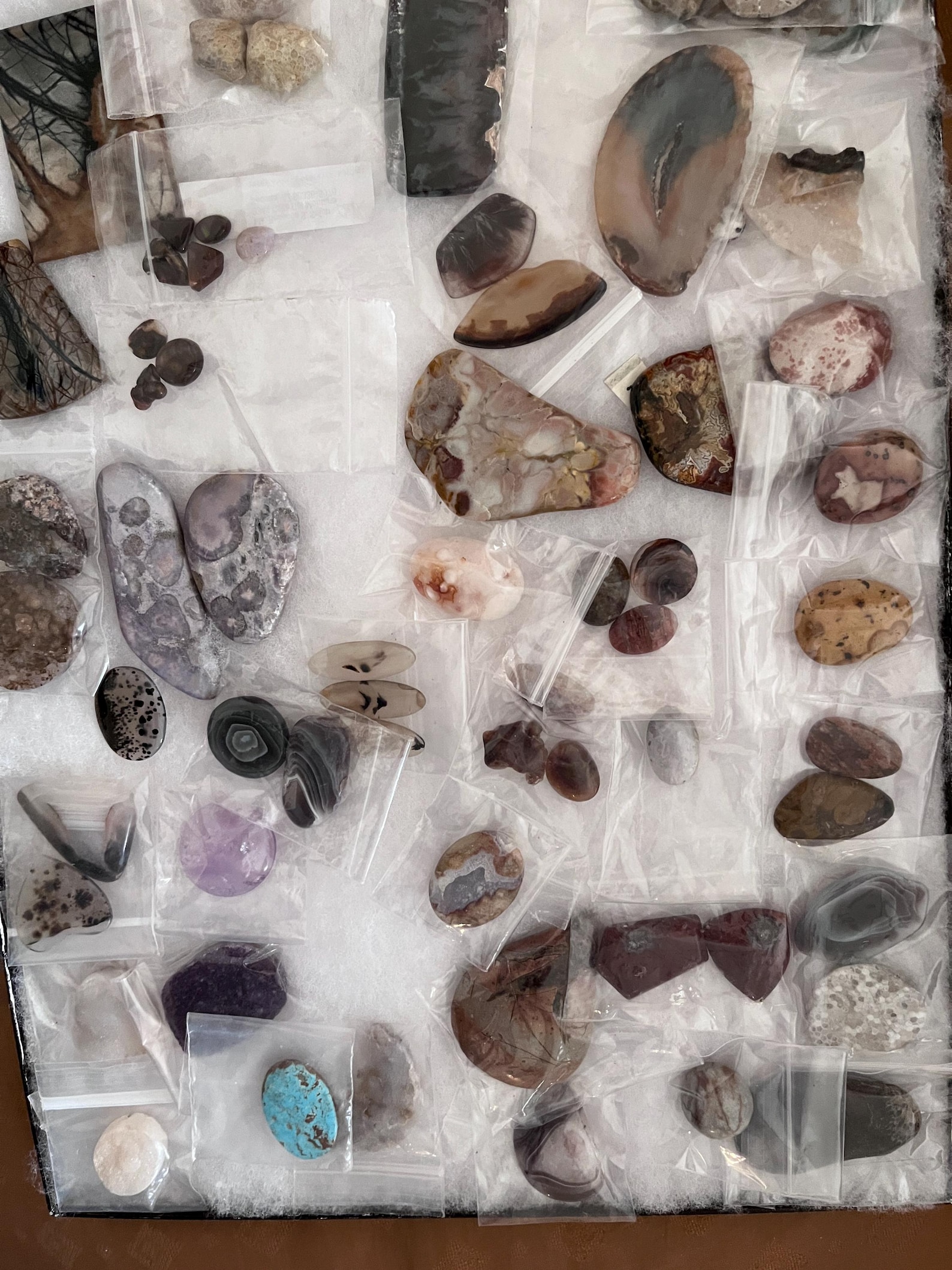 Natural Hand-gathered and Hand-polished Collection of Agate, Chert and ...