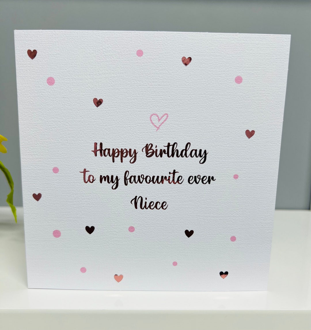 Favourite Relative Birthday Card. Favourite Niece. Favourite Sister. Favourite Cousin. Special ...