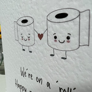 One Year Anniversary Card. Paper Anniversary Card. First Anniversary ...