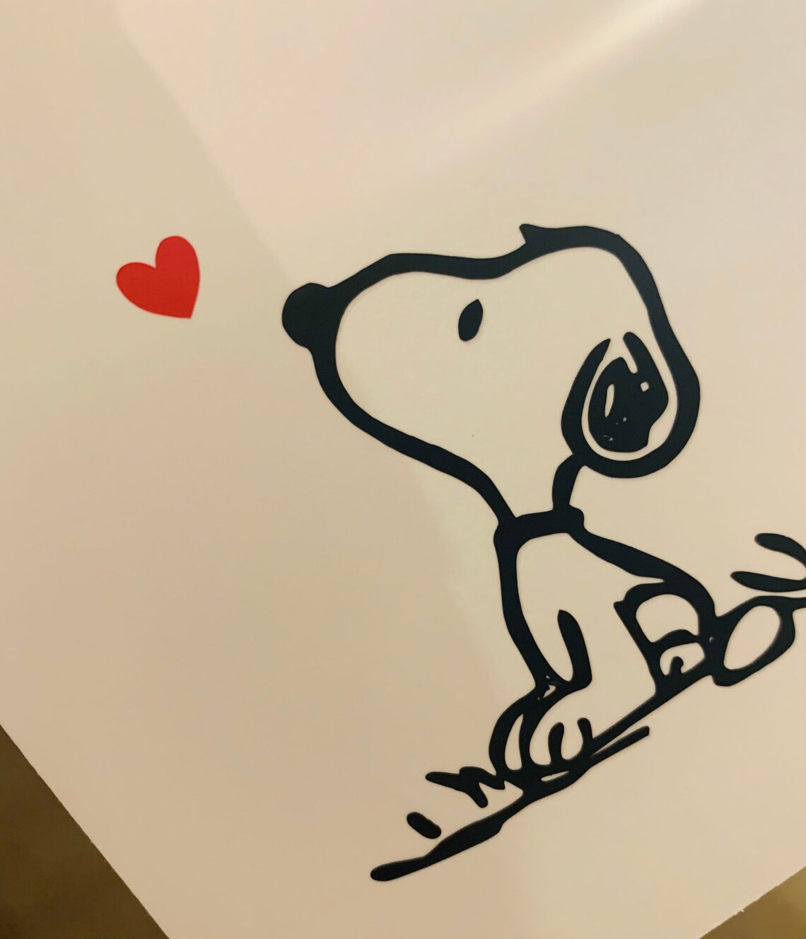 Best of luck good luck card snoopy heart encouragement card | Etsy