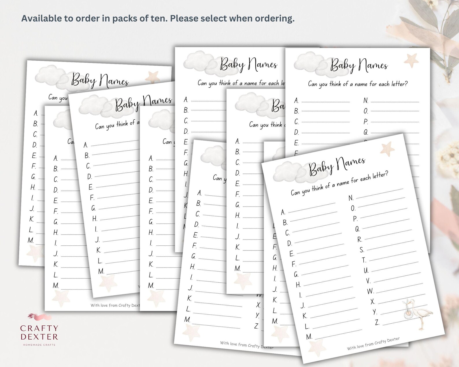 Baby Shower Games. A-Z Baby Names Game. Mum to Be Game. Baby Shower ...