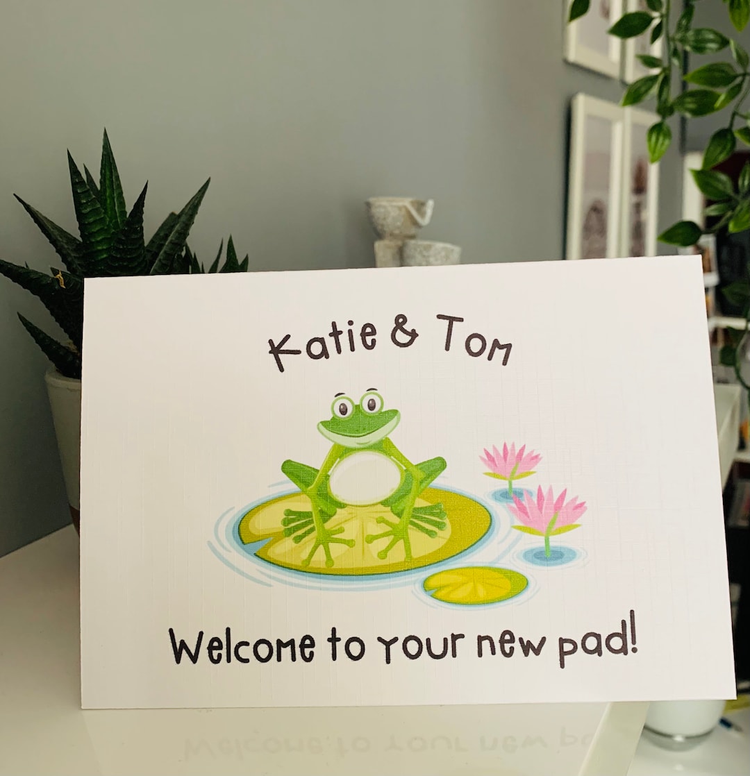 Welcome to Your New Pad, New Home Card, Personalised New Home Card - Etsy