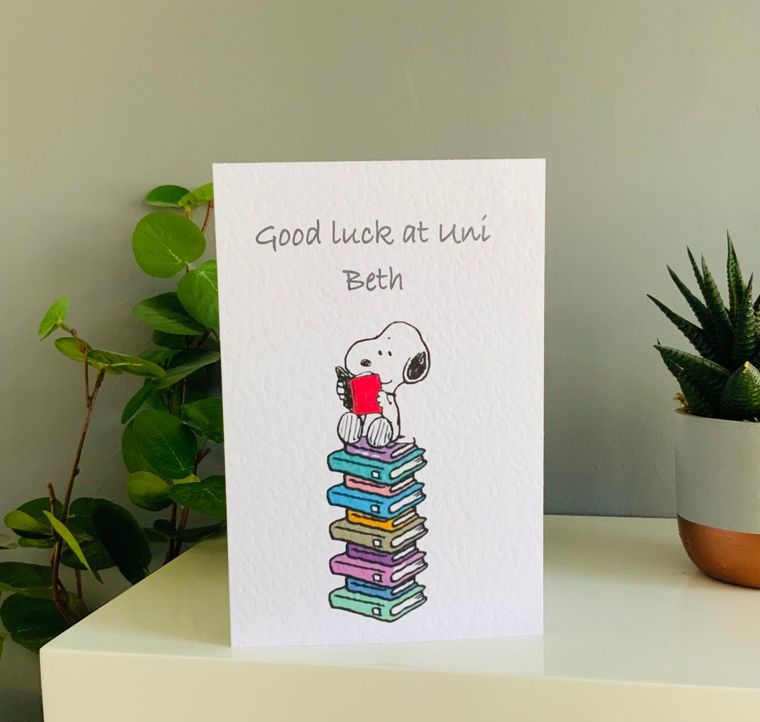 Good Luck at University College School Personalised Card. - Etsy