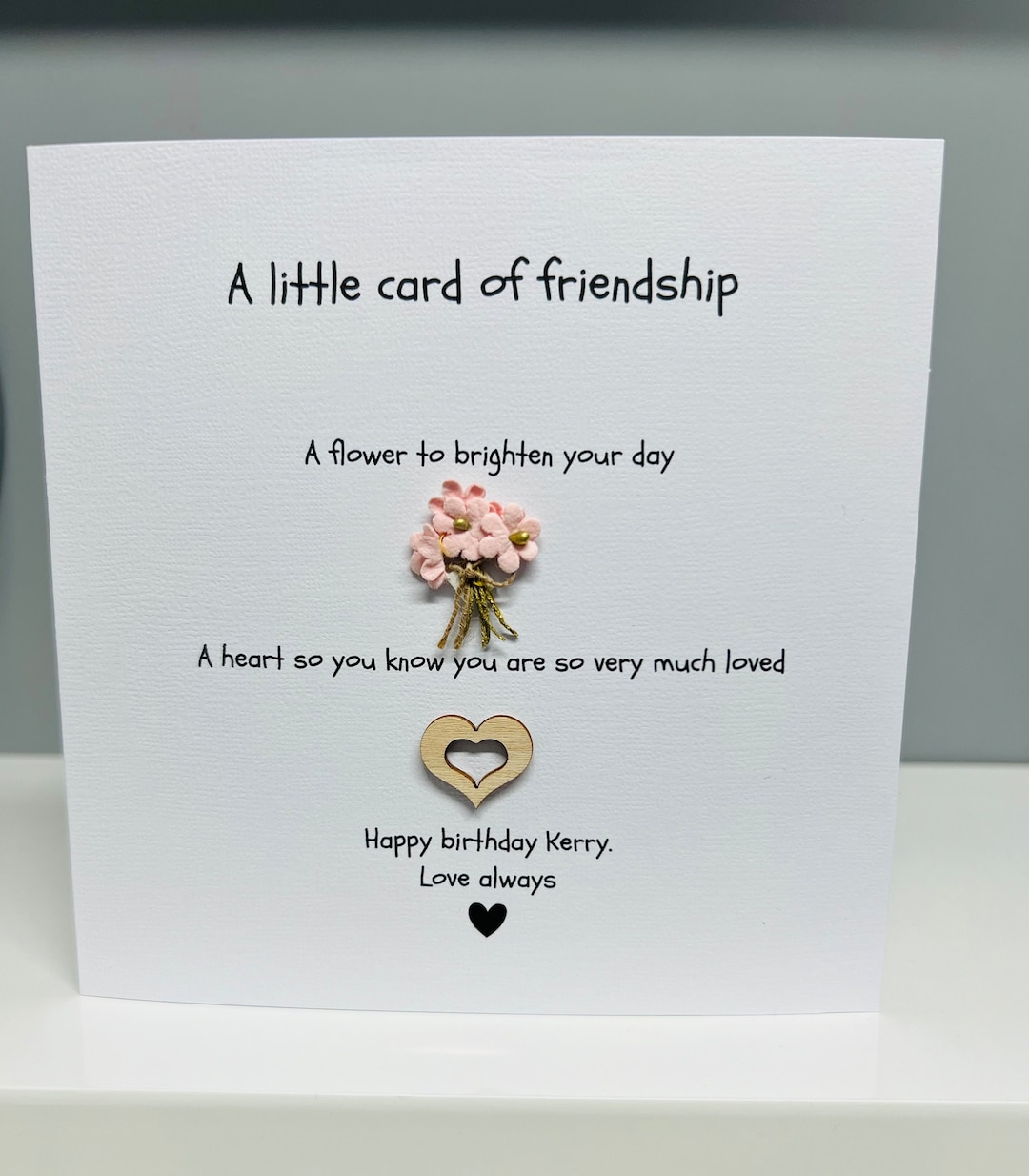Friendship Card. Friendship Affirmation Card. Friend Appreciation Card ...