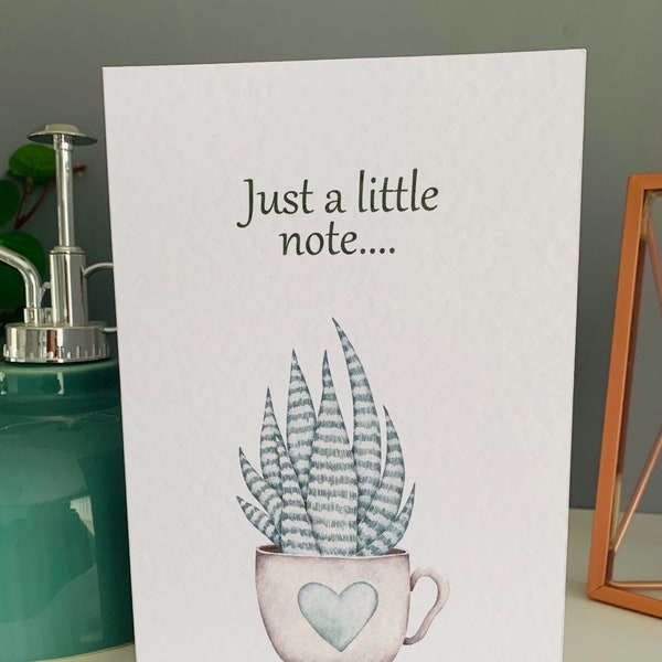 Just a Little Note - Etsy