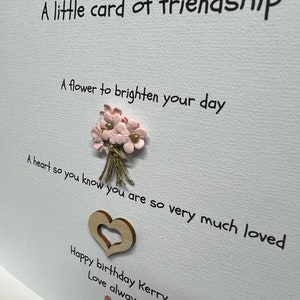 Friendship Card. Friendship Affirmation Card. Friend Appreciation Card ...