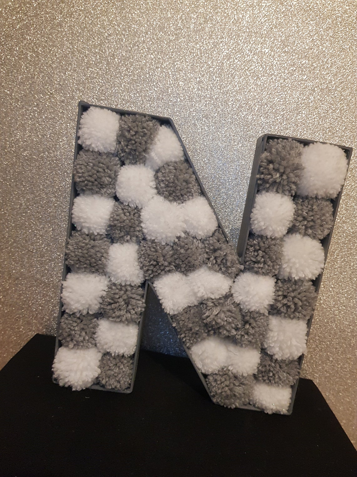 Pom Pom Fillable Letter Fillable Letter Initial Personalised Letter ...