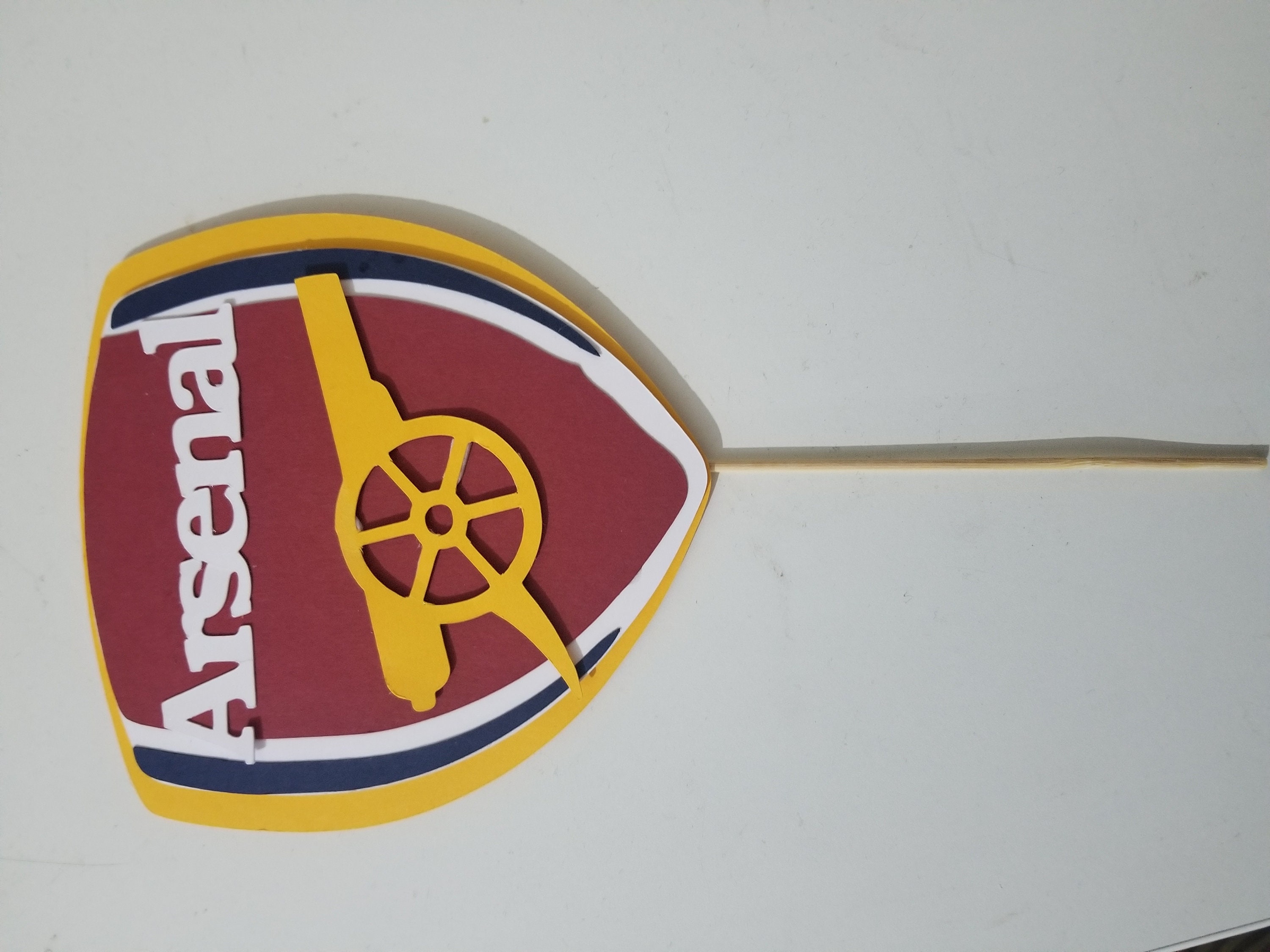 Arsenal FC logo Cake topper | Etsy