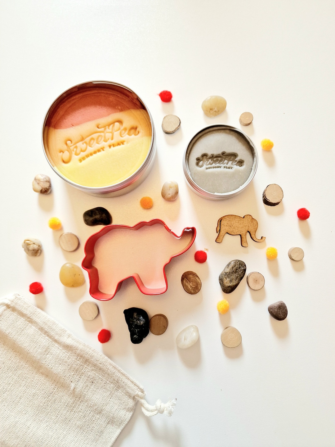 Safari Mini Playdough Kit - Etsy