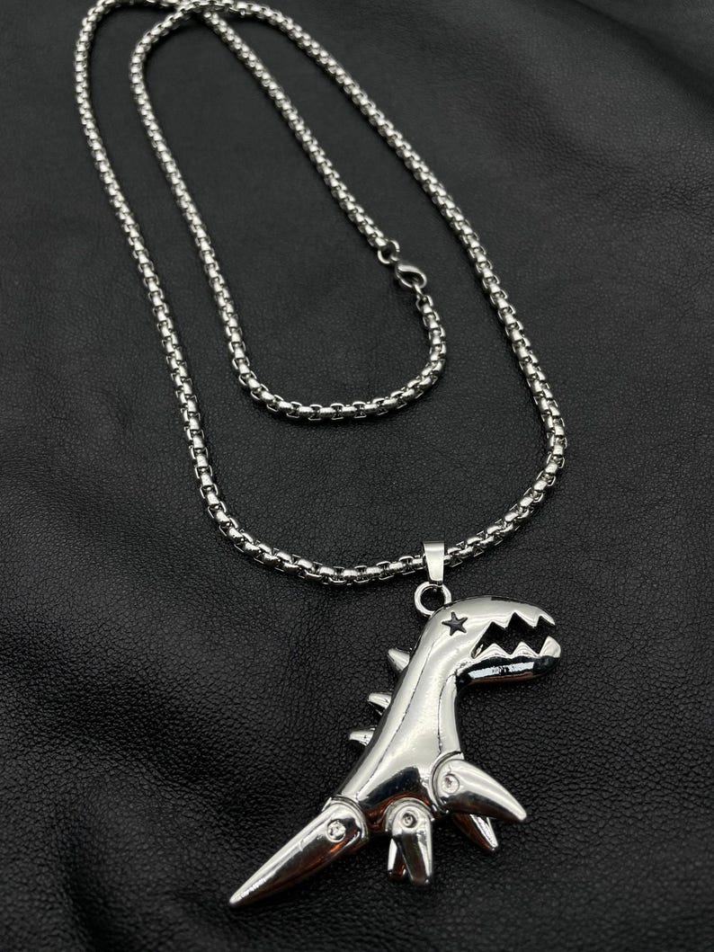 Stainless Steel T-rex Chain - Etsy