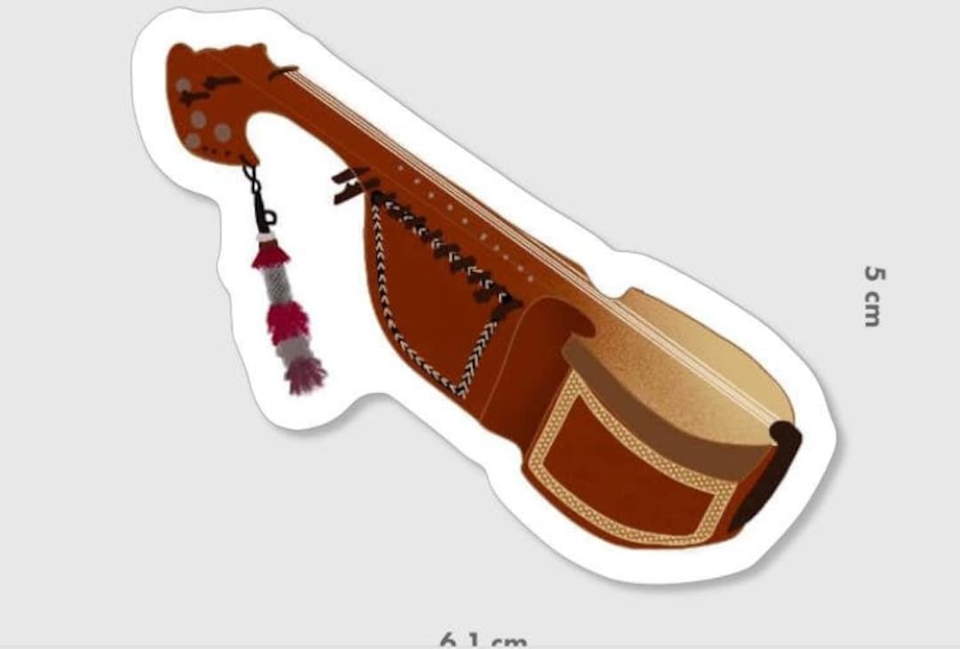 Rubab Instrument Sticker - Etsy