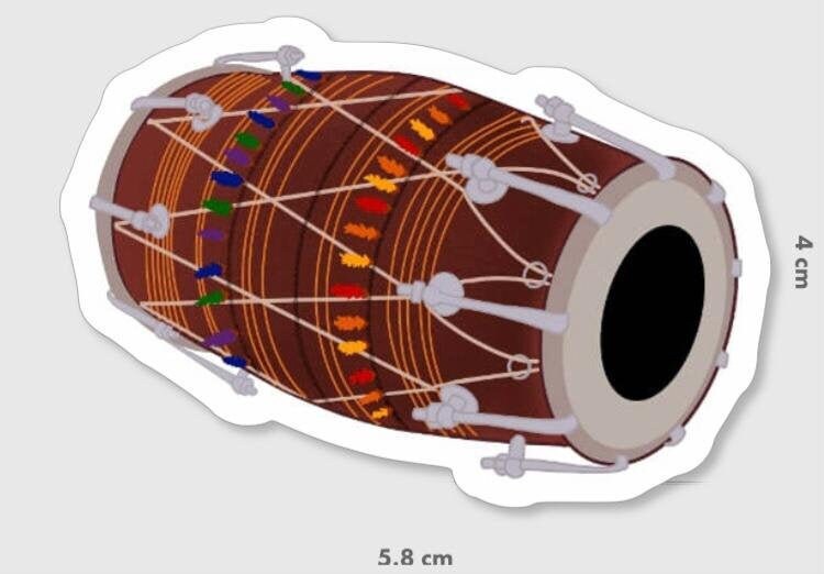 Dholki Sticker - Etsy UK